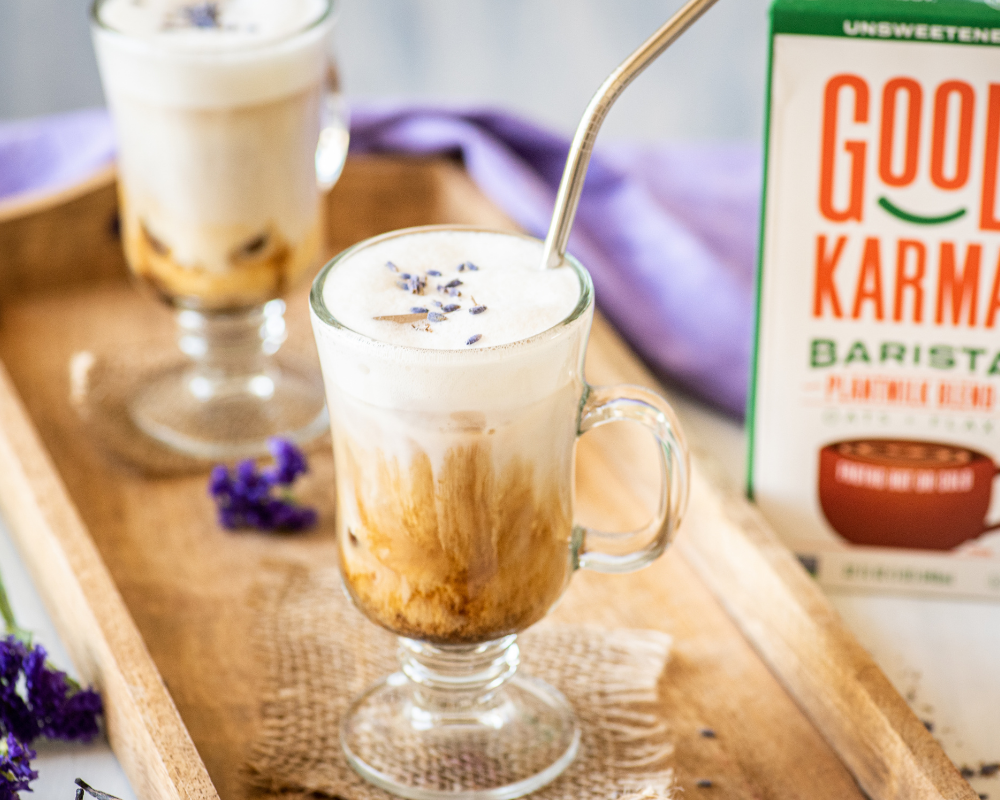 Lavender Vanilla Latte – Good Karma Foods
