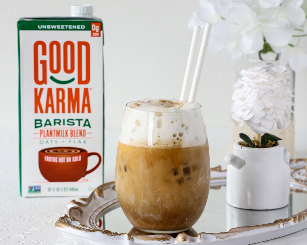 Iced Vanilla Latte – Good Karma Foods